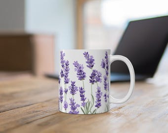 Lavender Mug - Etsy