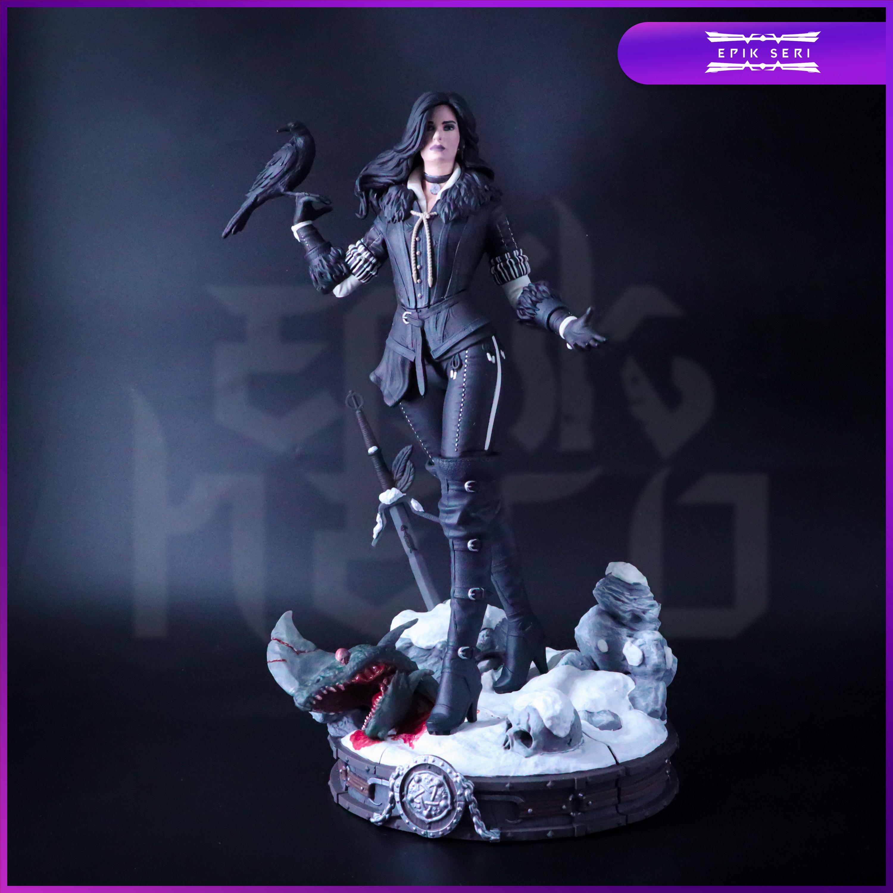 The Witcher - Yennefer Figure | 14K 3d Printed Model | Full Painted ...