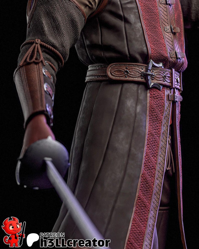 Wyll Figure: Baldur’s Gate 3 | 3D Printed Resin Statue, Hand-painted - Etsy