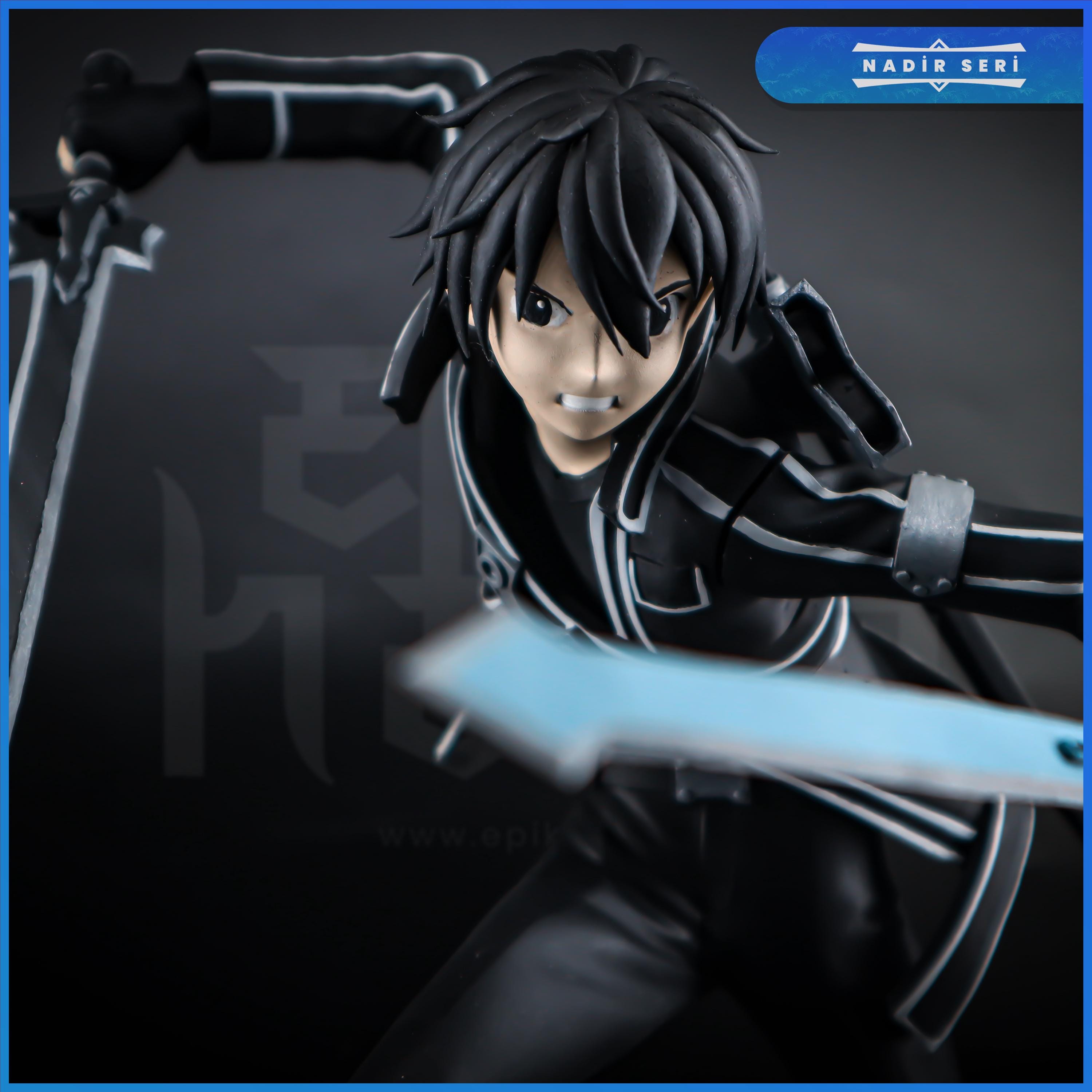 Sword Art Online Kirito Figure: 14K 3D Printed, Hand Painted SAO Statue ...
