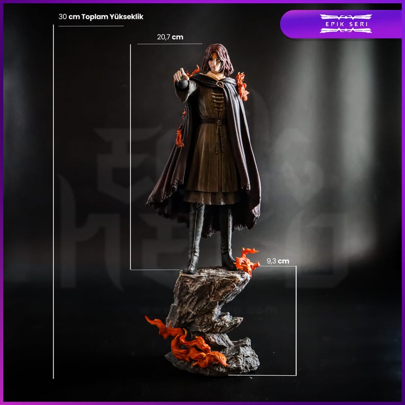 Elden Ring Melina Figure: 14K 3D Printed, Hand-painted Statue - Etsy