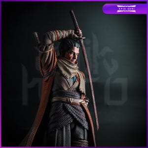 Sekiro Figure | 14K 3d Printed Model | Full Painted | Handmade Gift ...