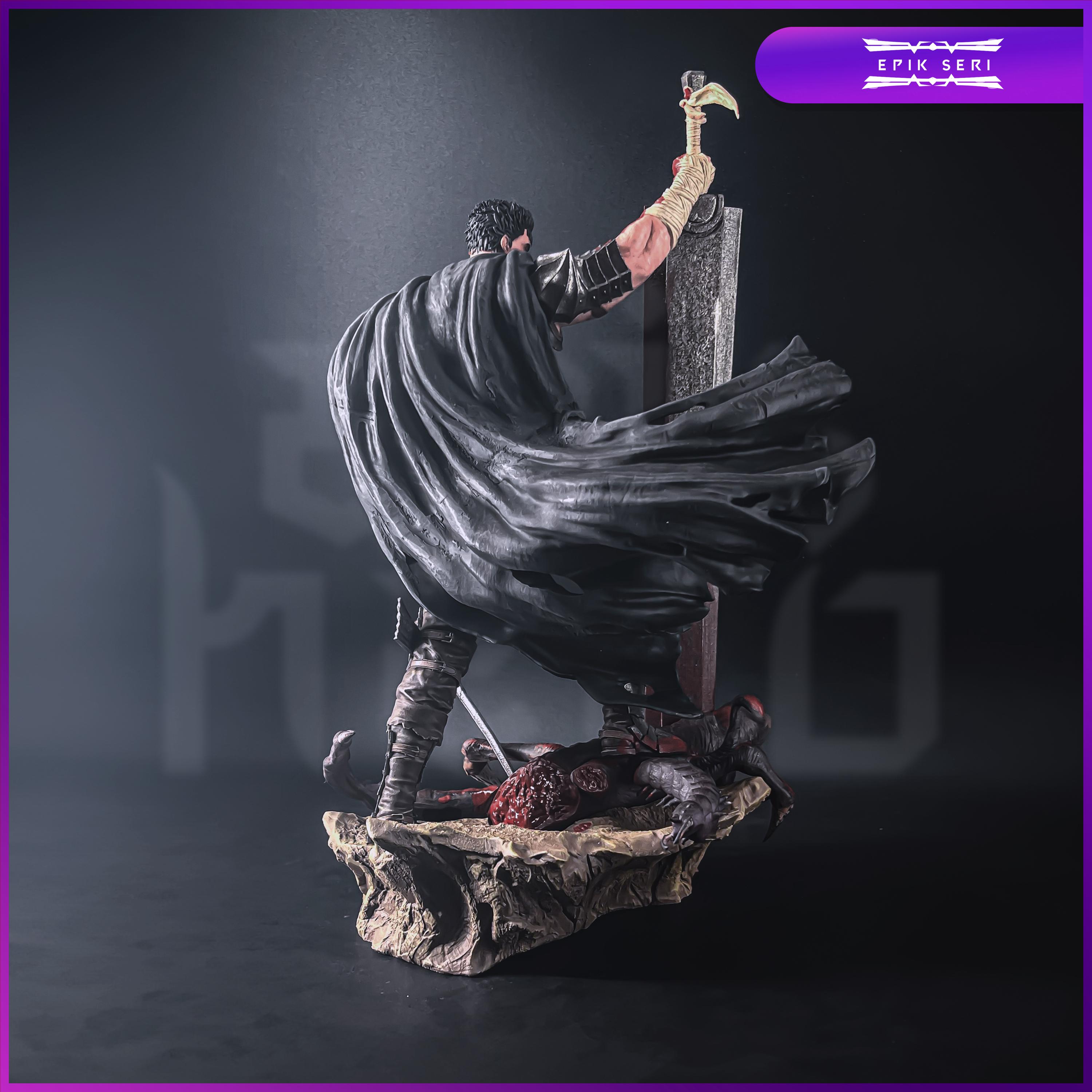 Berserk Guts Figure: 14K Resin, Hand-painted Statue - Etsy