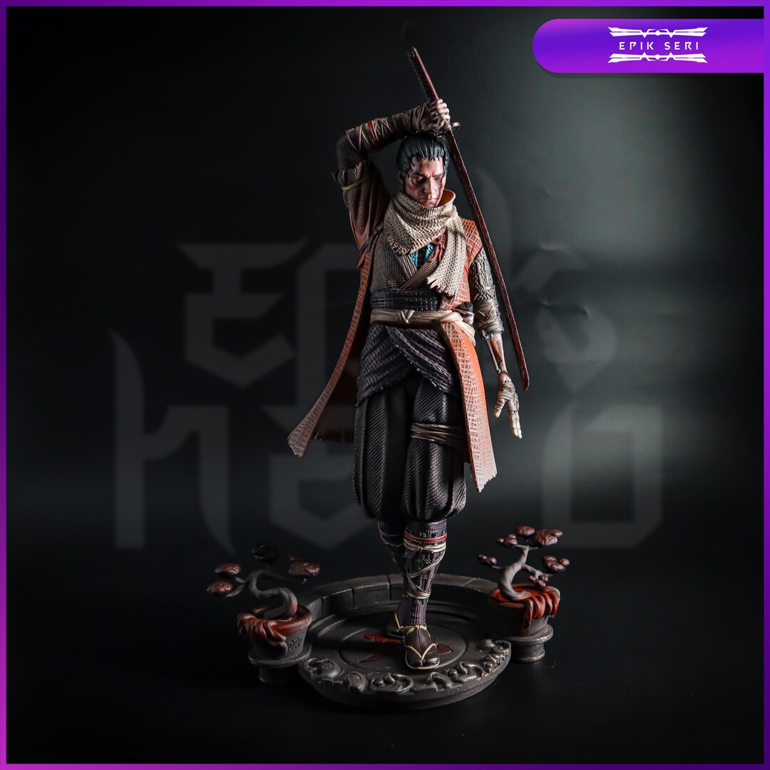 Sekiro Figure | 14K 3d Printed Model | Full Painted | Handmade Gift ...