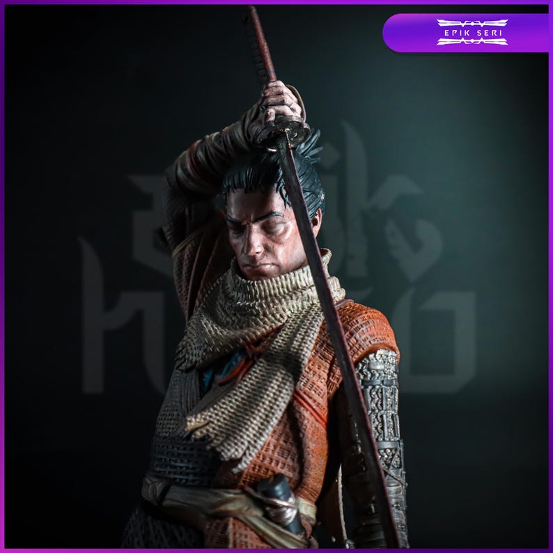 Sekiro Figure | 14K 3d Printed Model | Full Painted | Handmade Gift ...