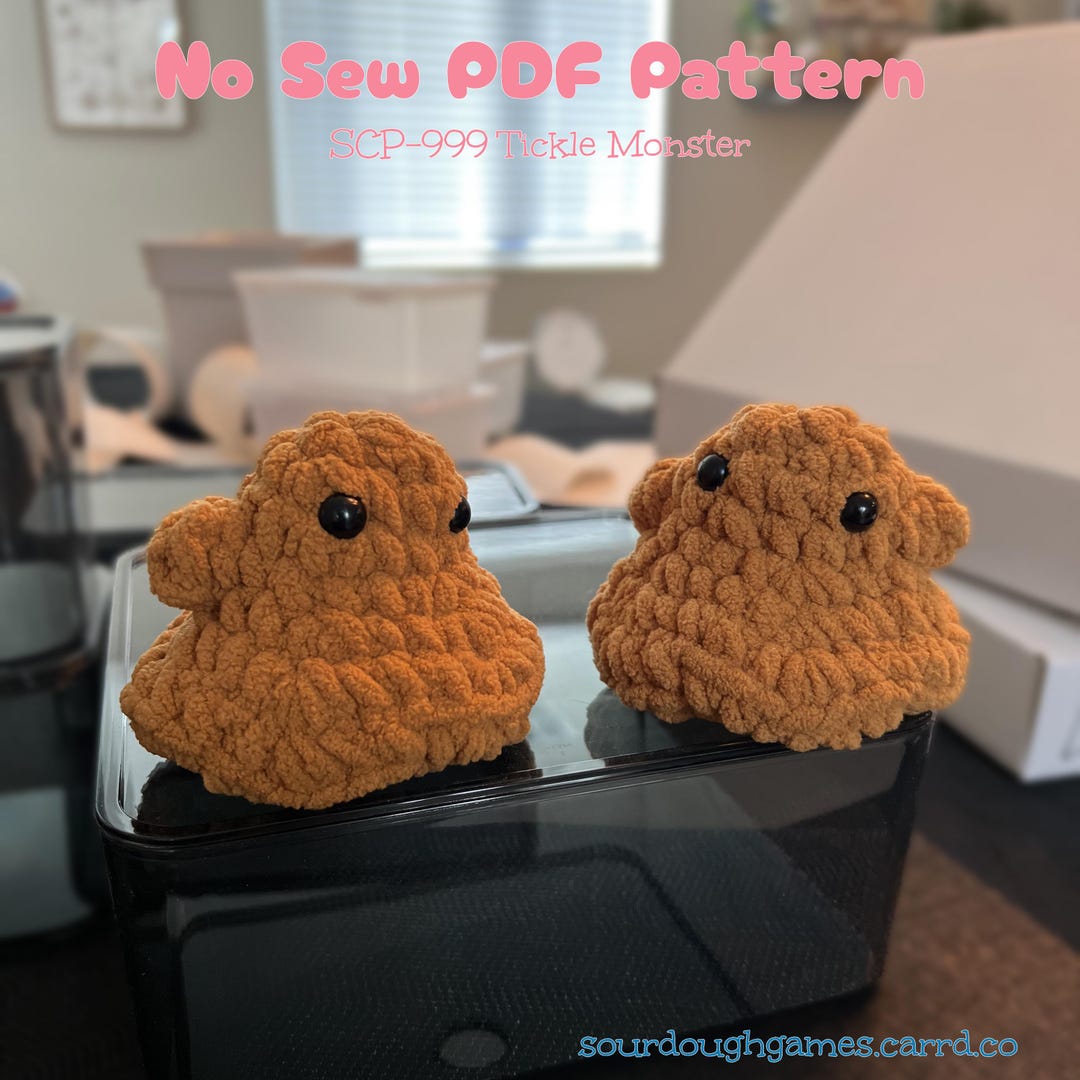 SCP-999 Tickle Monster Crochet Pattern (no Sew) - Etsy