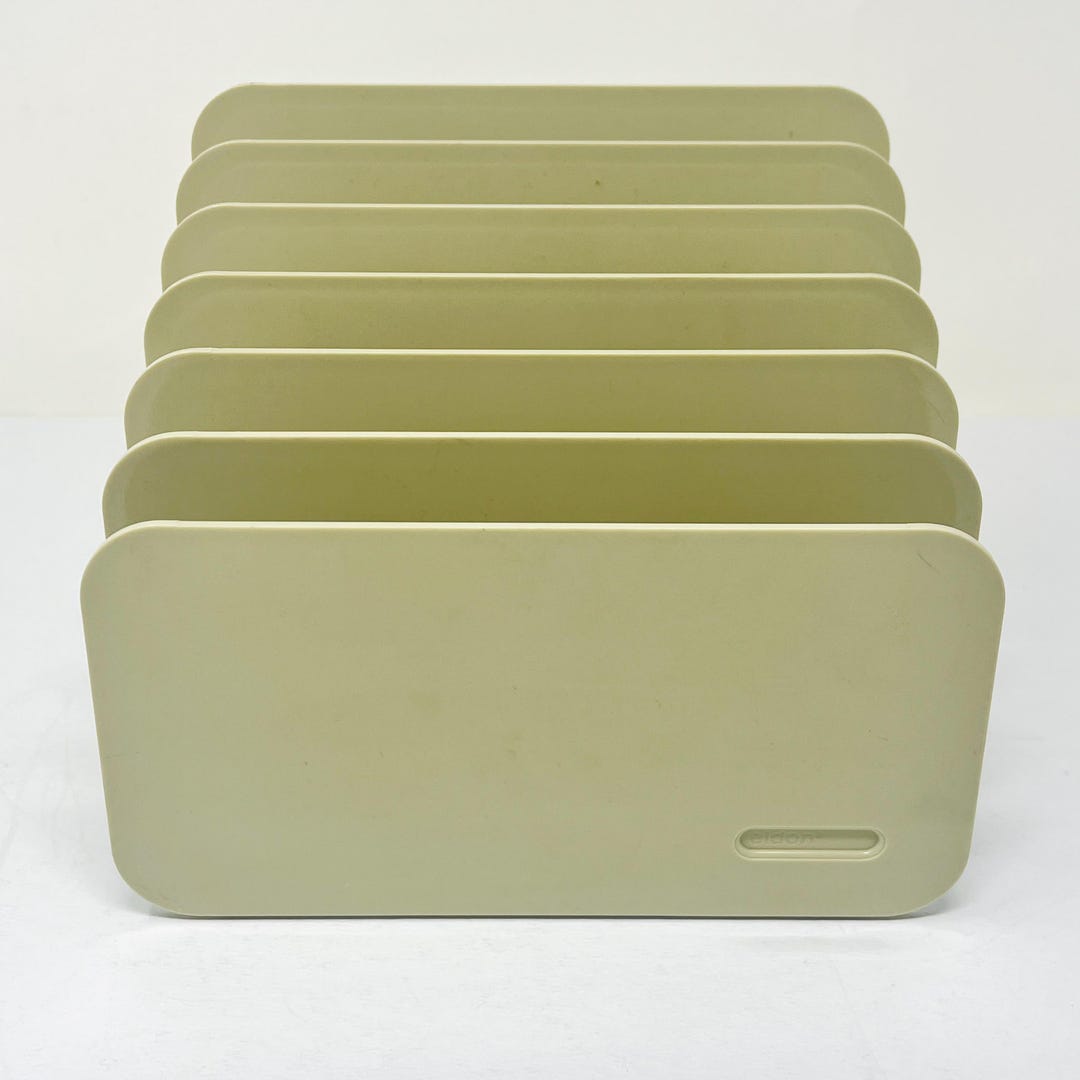 Vintage 80s Compact Step Desk Organizer Eldon Office Products Letter ...
