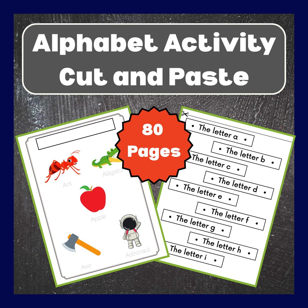 Cut and Paste Activity Worksheets for Pre K - Scissor Cutting ...