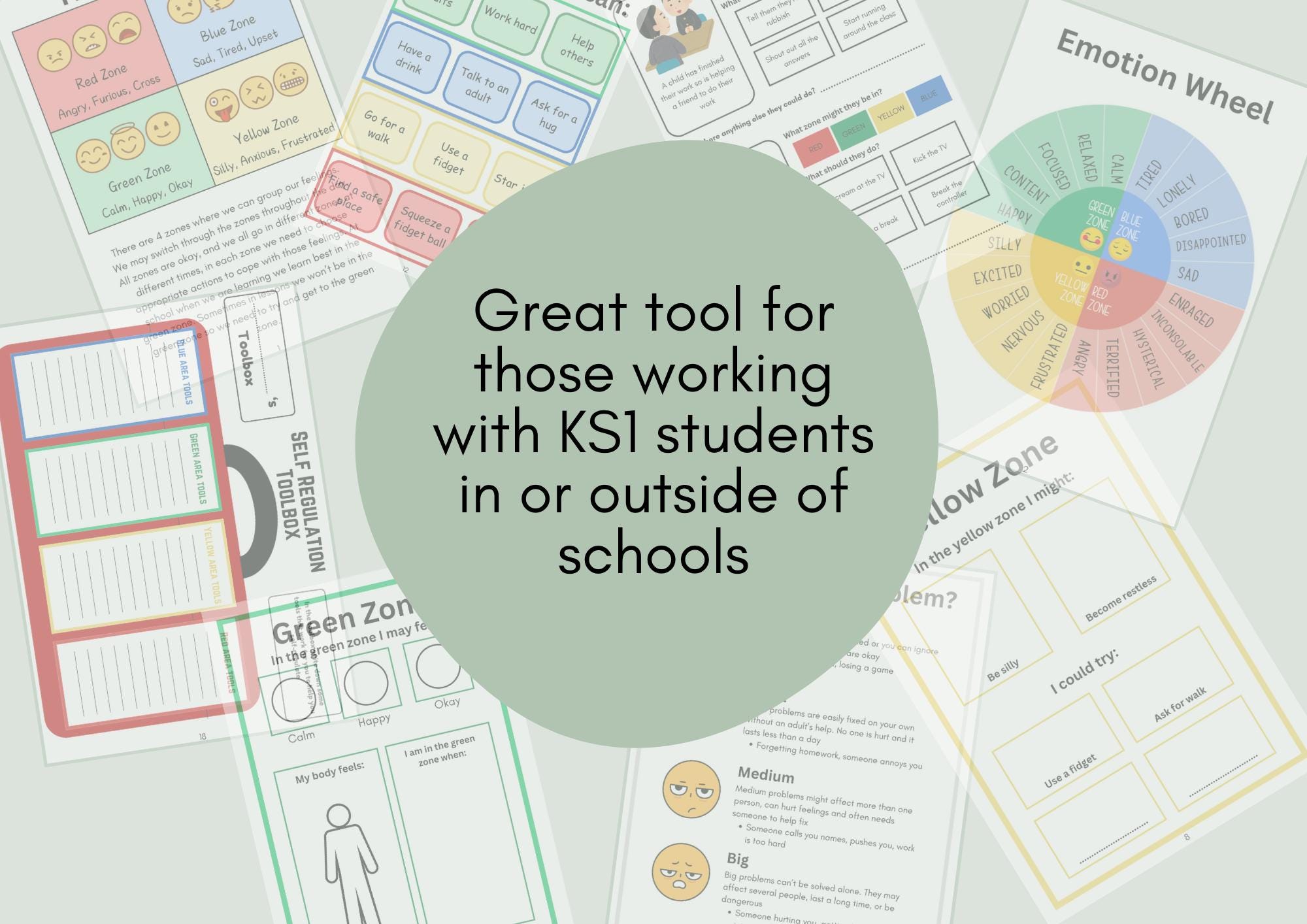 Zones of Regulation KS1 Student Workbook and Teacher Guide - Pastoral ...