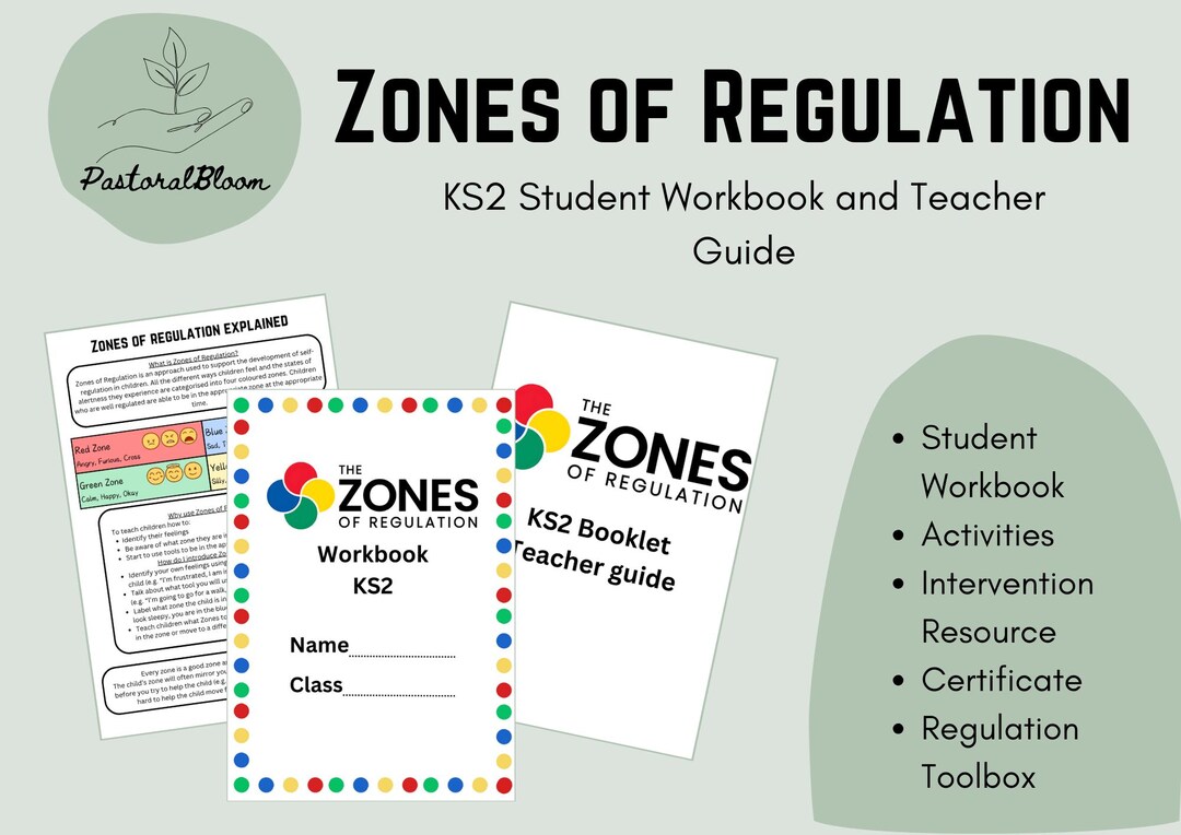 Zones of Regulation KS2 Student Workbook and Teacher Guide - Pastoral ...