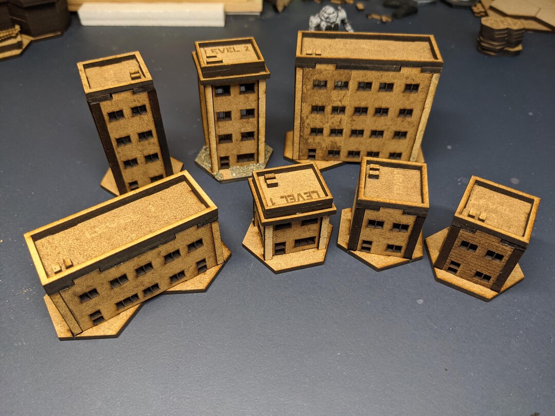 Battletech Compatible Buildings - Etsy