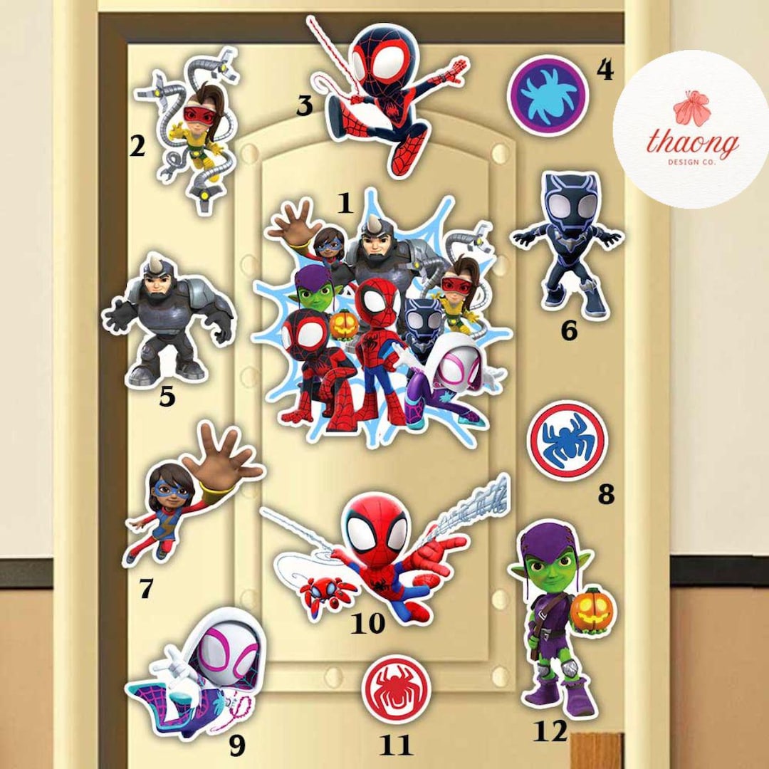 Personalized Spidey & His Amazing Friends Disney Cruise Line Magnet ...
