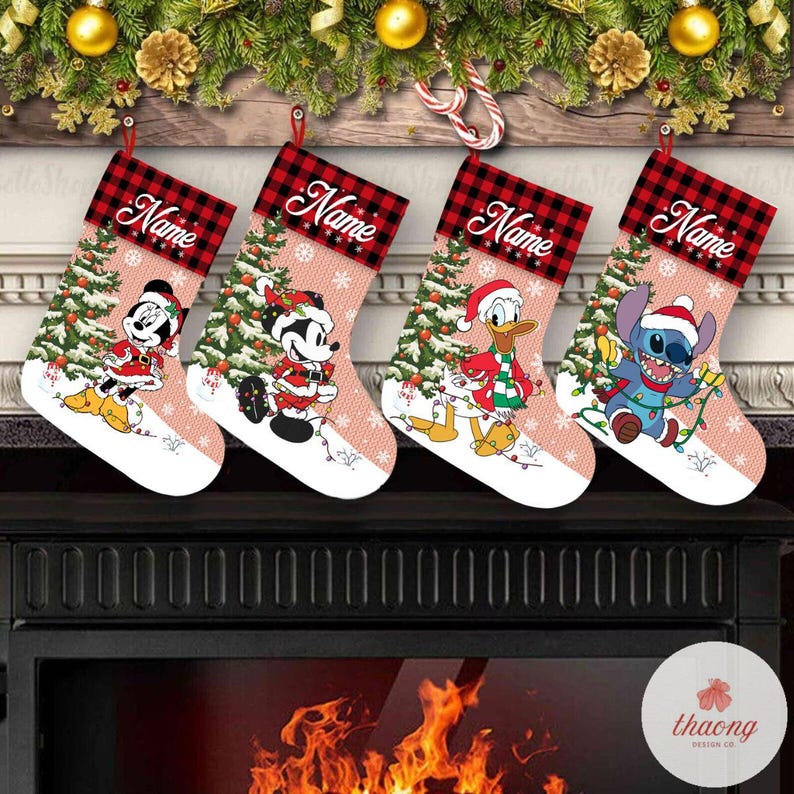 Multi-character Mickey & Friends Pooh Toy Story Disney Christmas ...