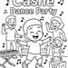 Cashe Dance Party Coloring Pages: Fun Activity Sheets (download) - Etsy