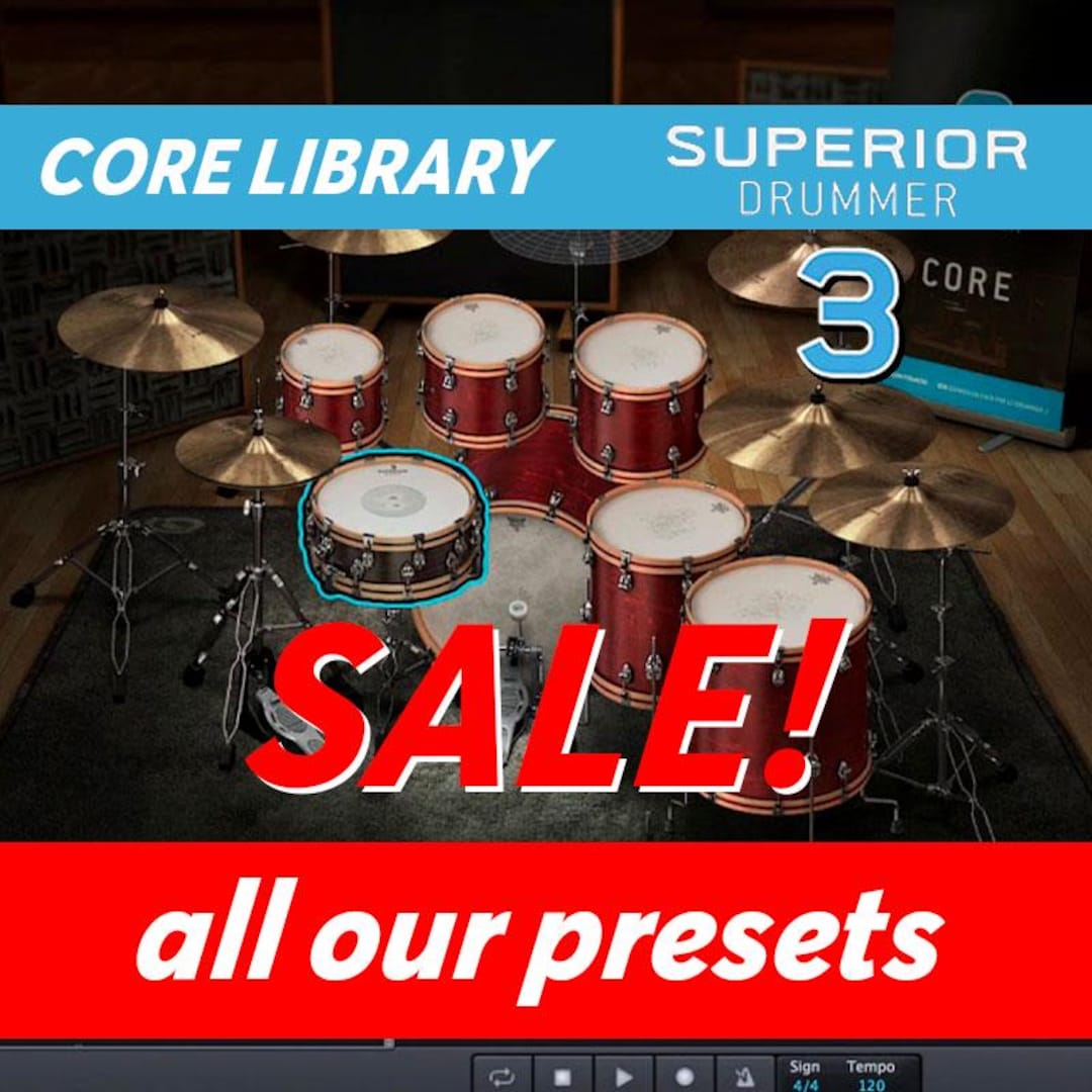 Superior Drummer 3 Presets: Pro Drum Sounds (15 Styles) - Etsy