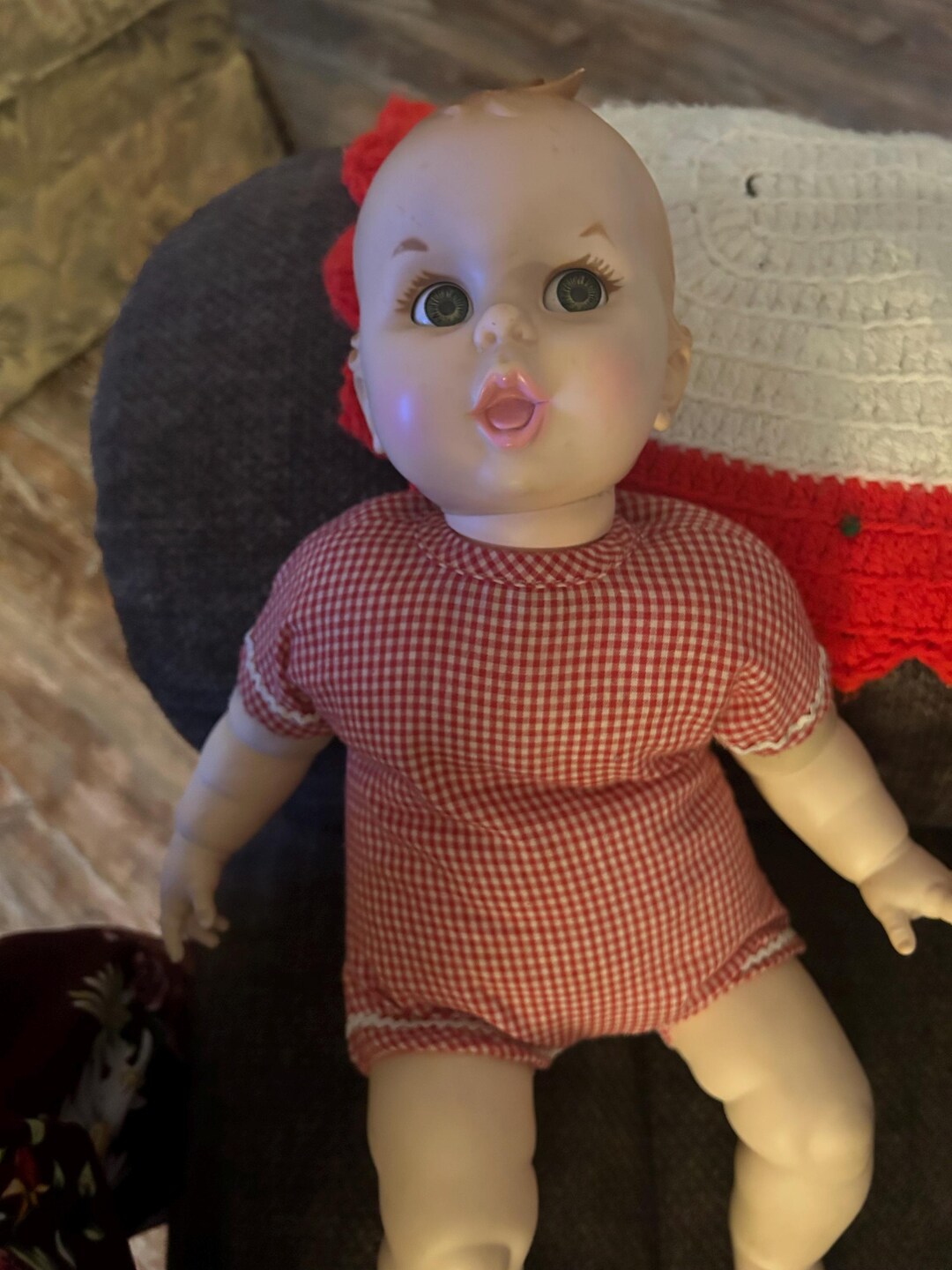 This Vintage Gerber Baby Doll With Rolling Green Eyes - Etsy