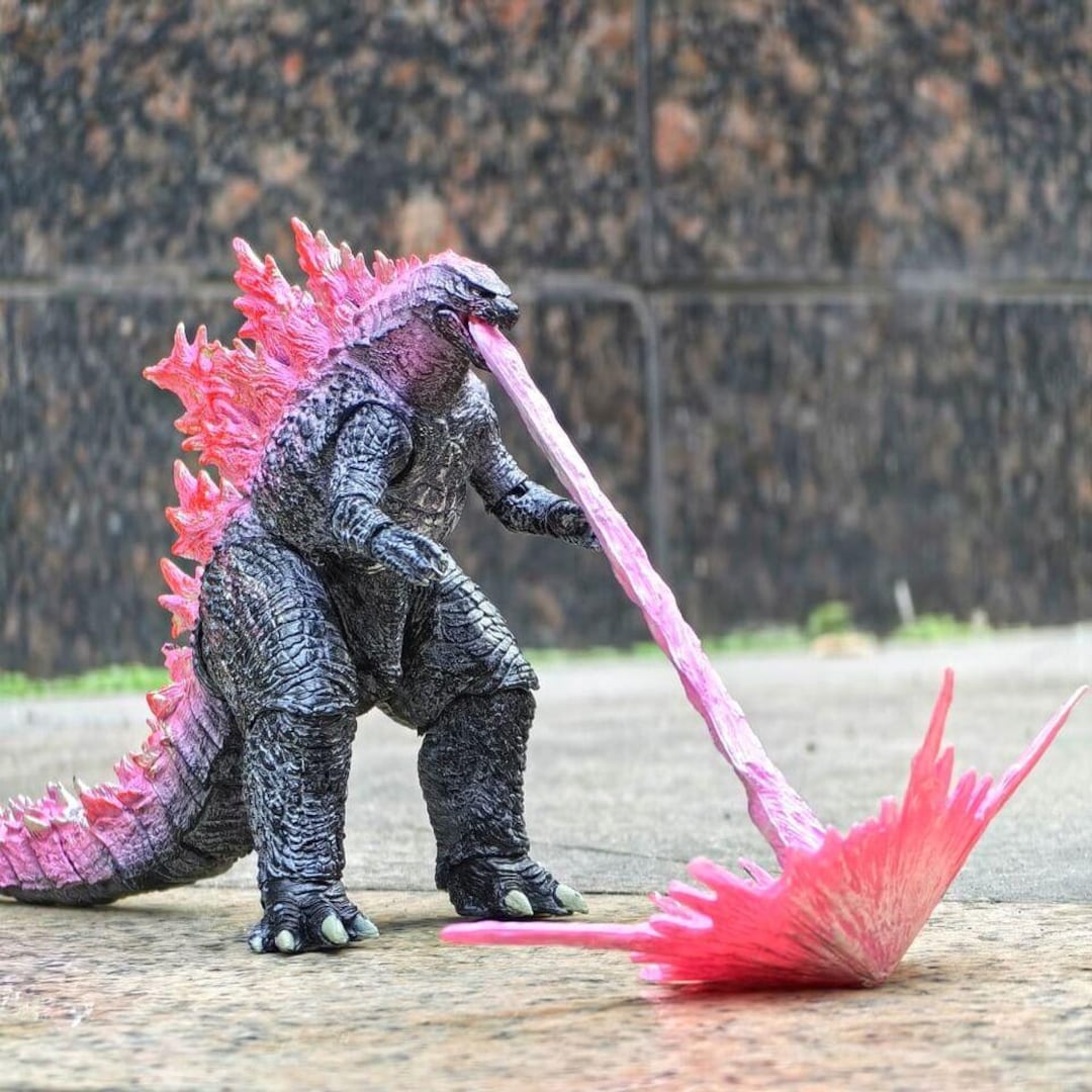 Godzilla Action Figure Pink Dorsal Fins - Etsy