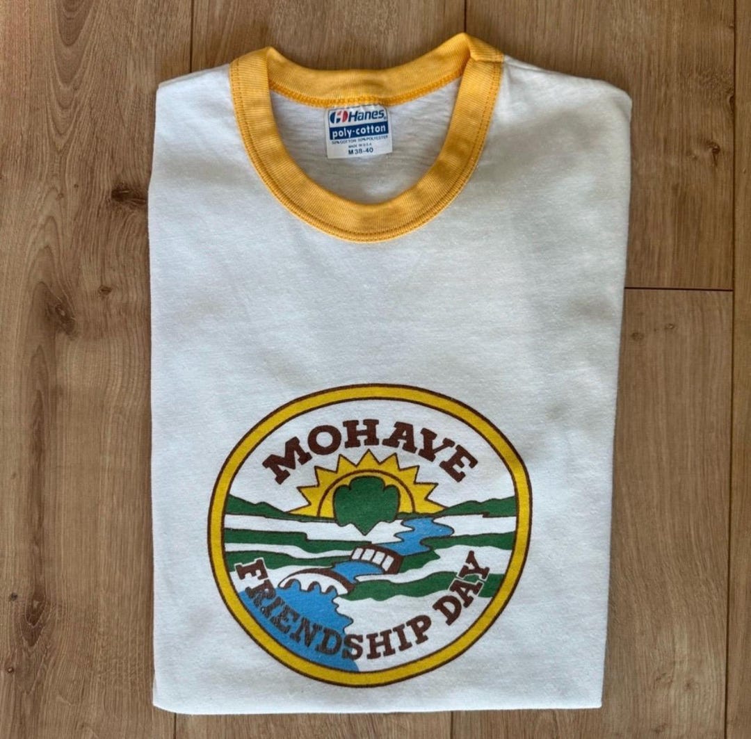 Vintage Hanes 80’s Single Stitch Ringer Tee - Etsy