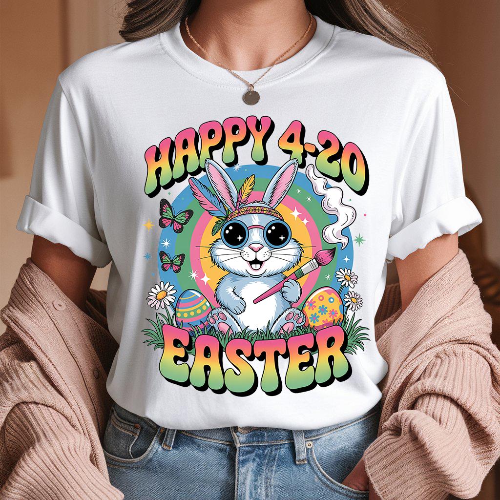 Bundle Happy 420 Easter Day Bunny Smoking Weed Marijuana Funny 420 ...