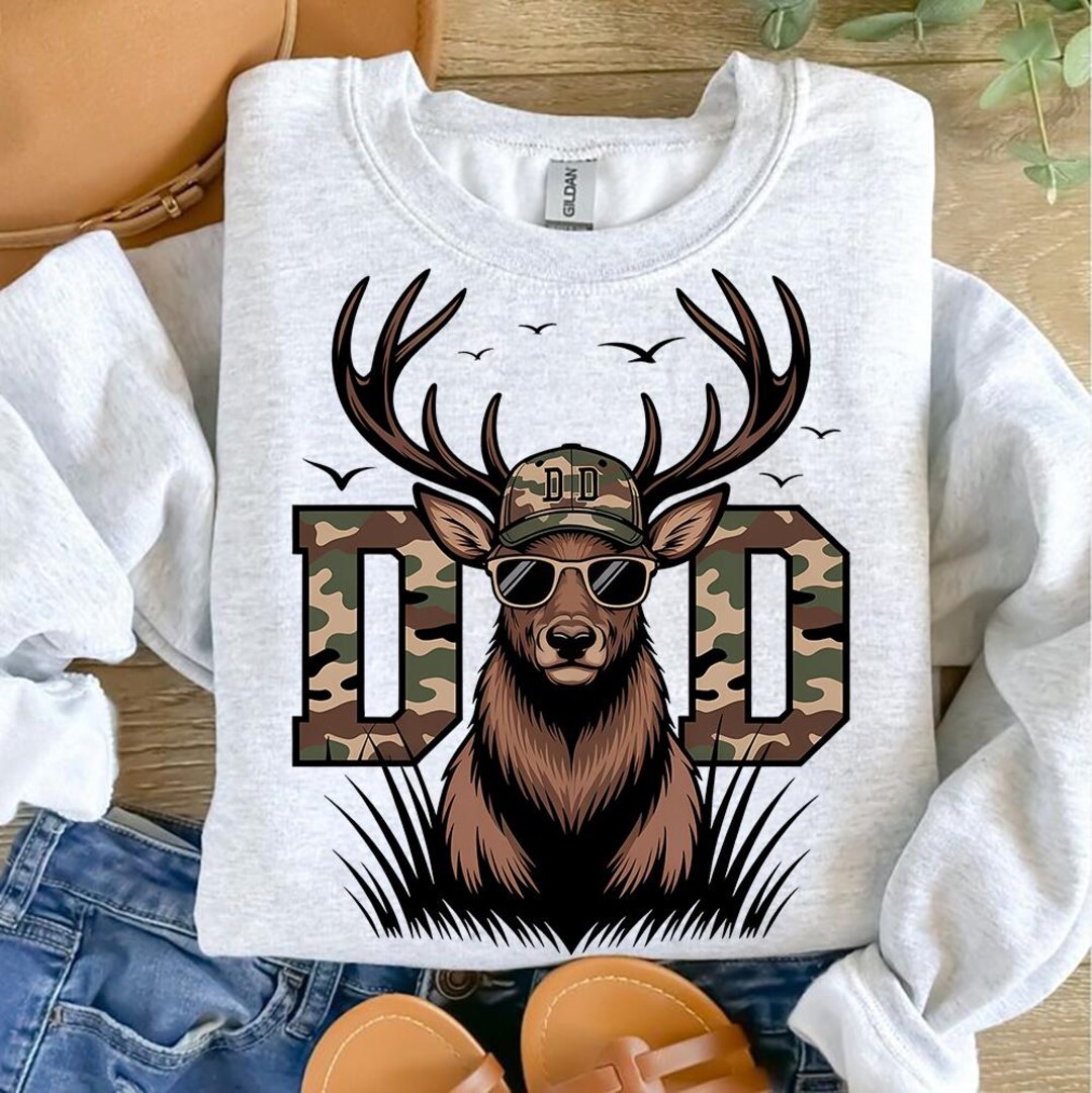 Retro Hunter Dad Png, Deer Hunting Png, Camouflage Hunting Png, Best ...
