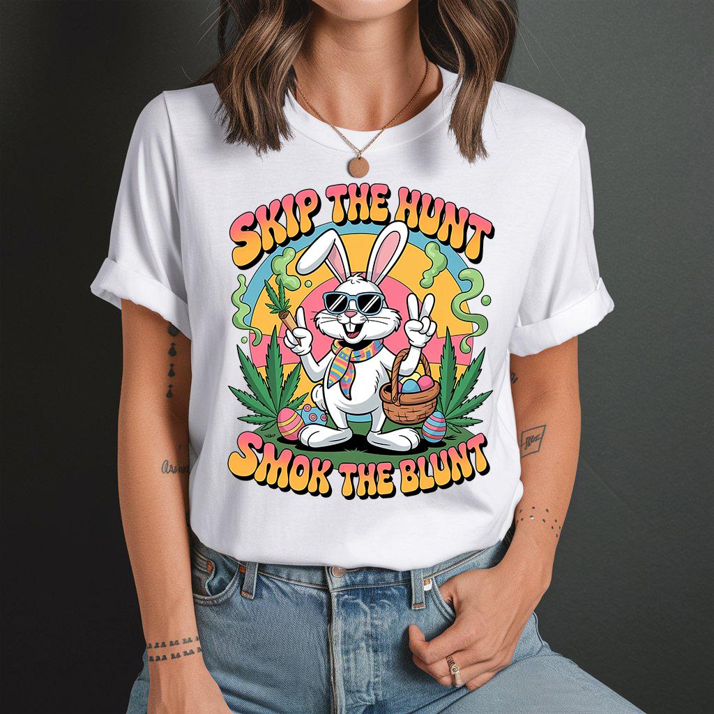 Bundle Happy 420 Easter Day Bunny Smoking Weed Marijuana Funny 420 ...