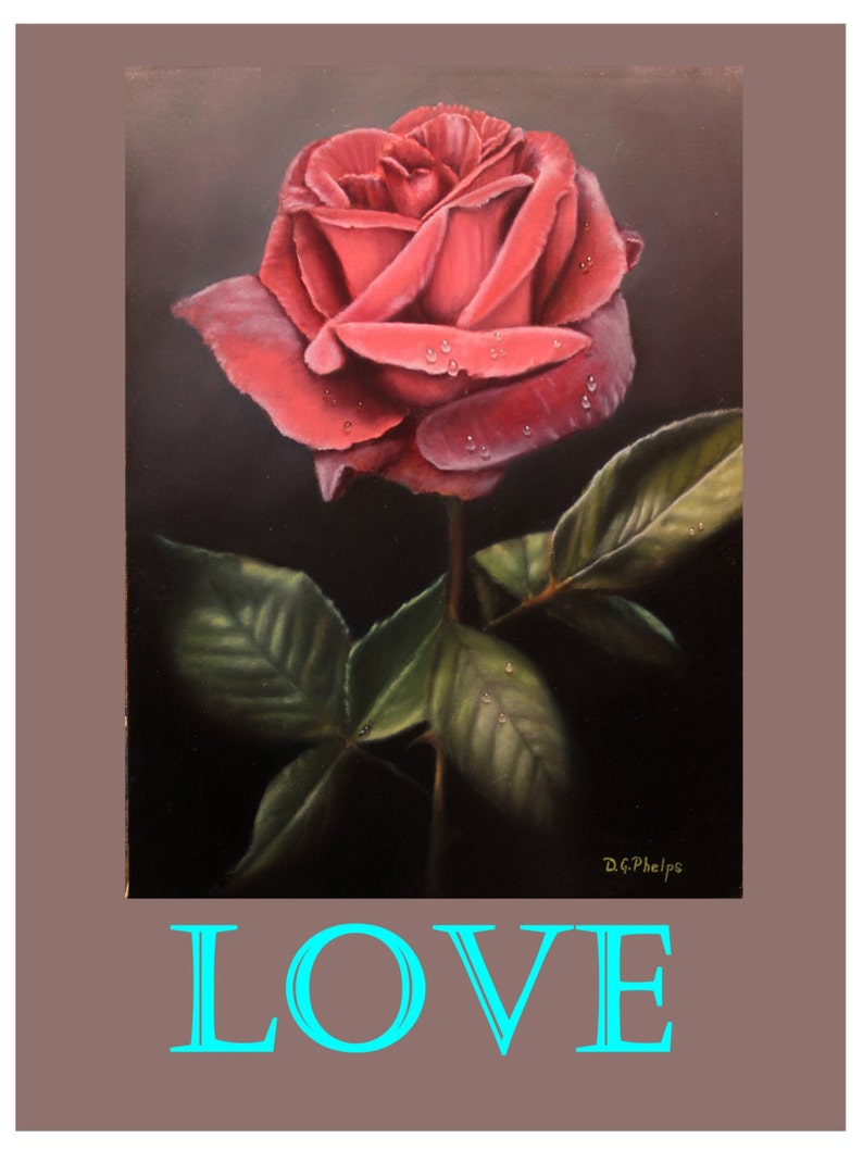 Rose lovers quotable printslive love laughhis hers gift | Etsy