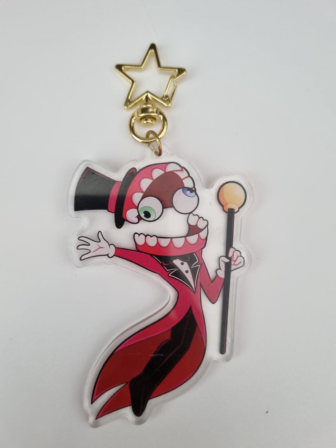 The Amazing Digital Circus Caine Acrylic Keychain - Etsy