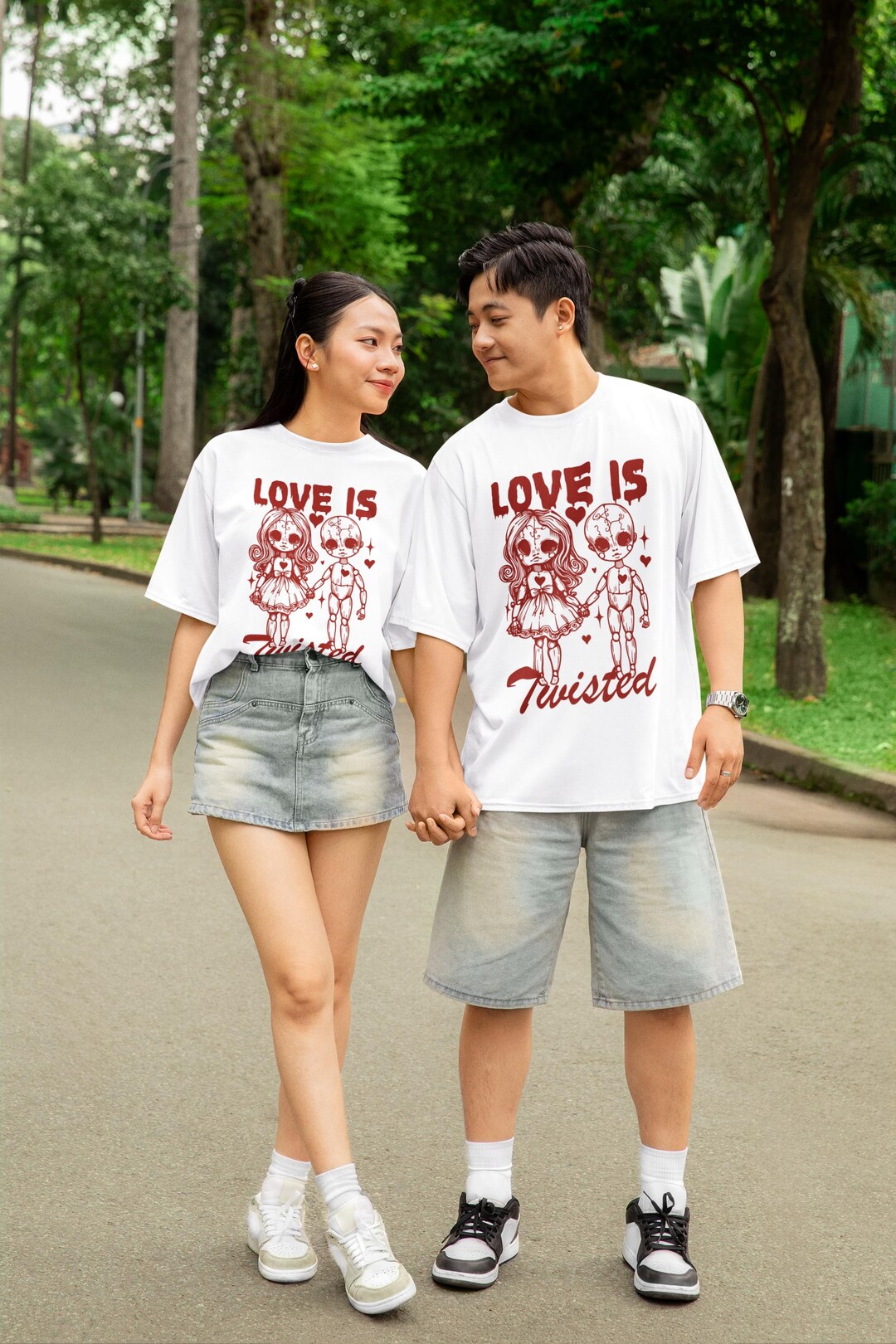 Matching Shirt Outfits for Couple T Shirt for Him Gift for Her Matching ...