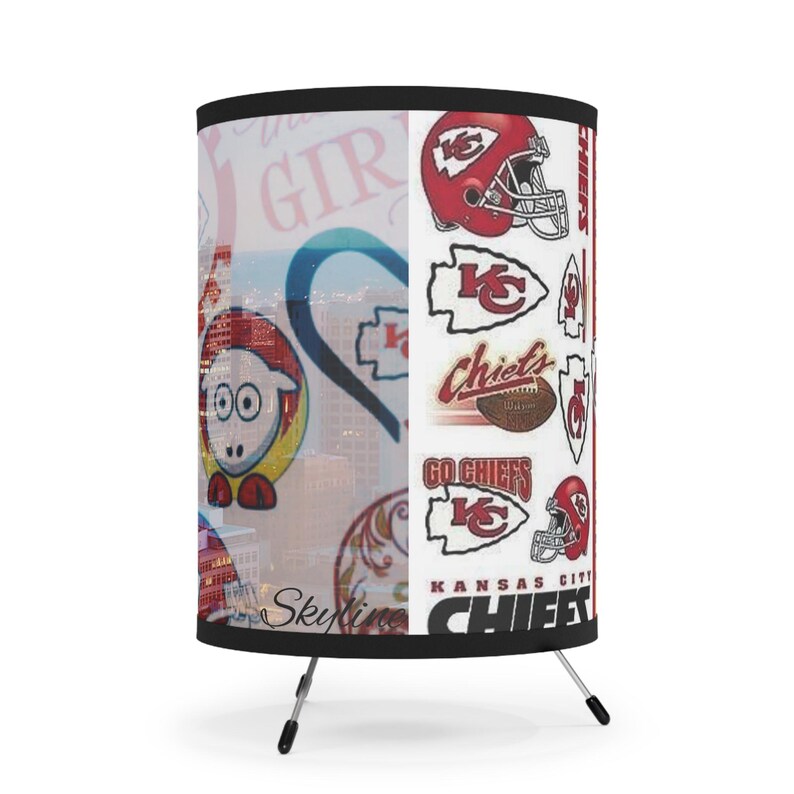 Skyline Kansas City Chiefs Tripod Lamp - Etsy