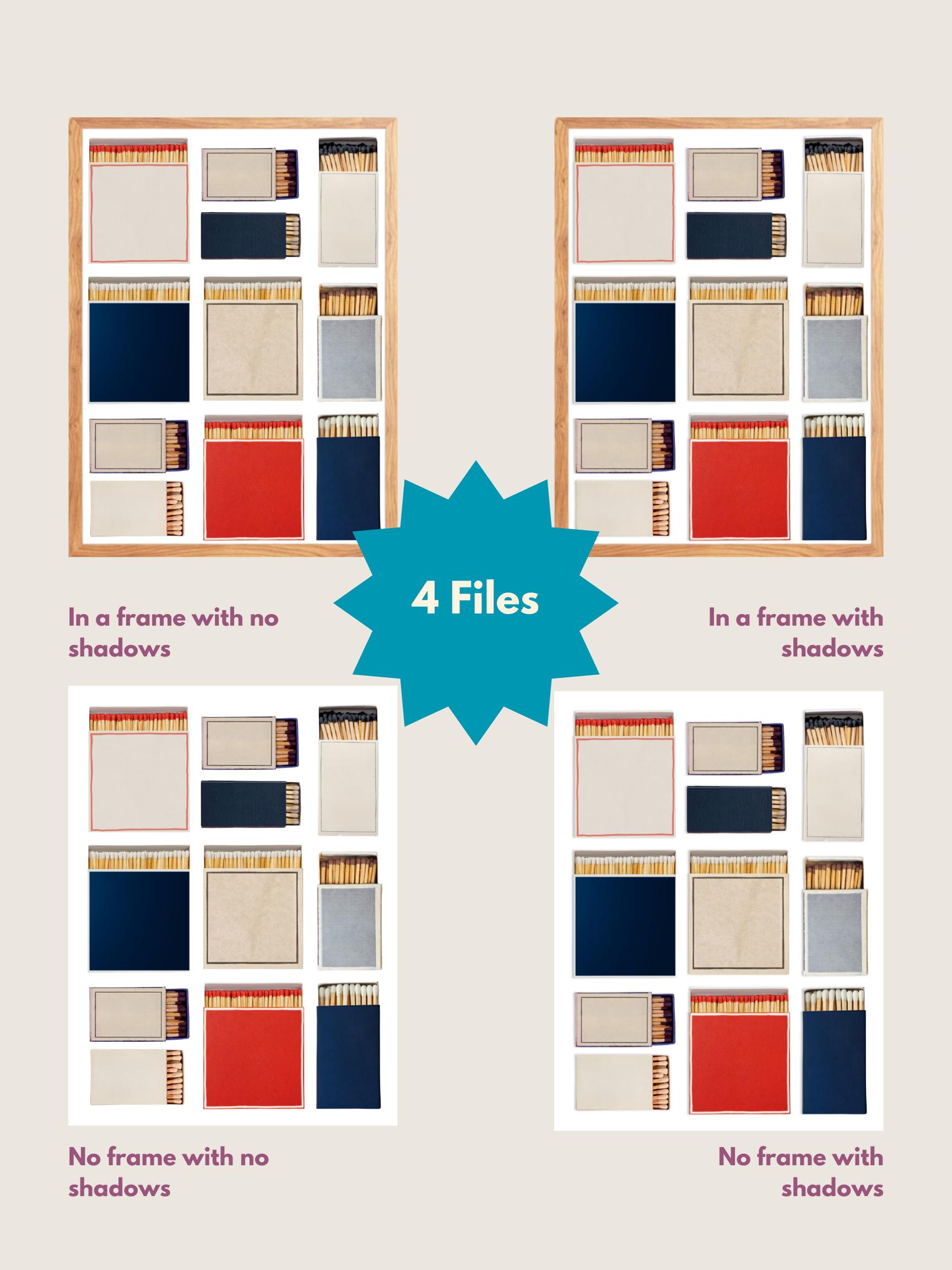 BLANK MATCHBOOK Template | Digital Download | Customizable Matches ...