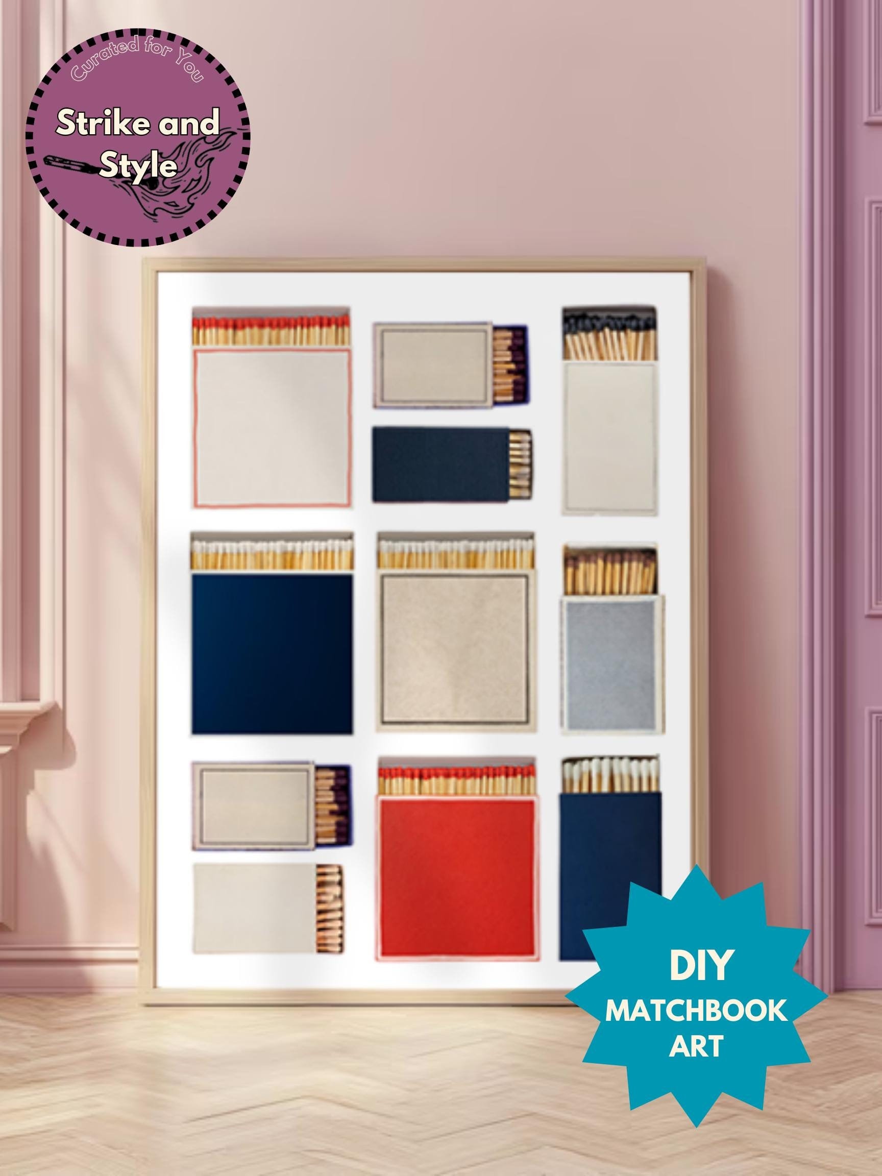 BLANK MATCHBOOK Template | Digital Download | Customizable Matches ...