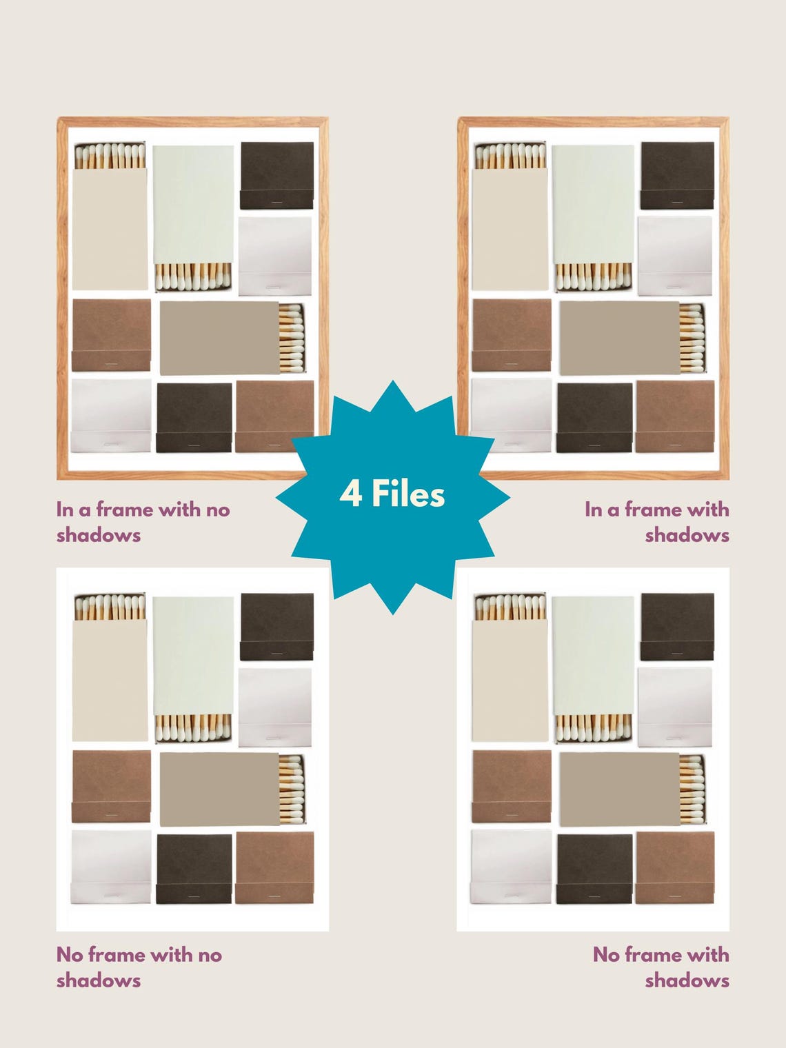 BLANK MATCHBOOK Template | Digital Download | Customizable Matches ...