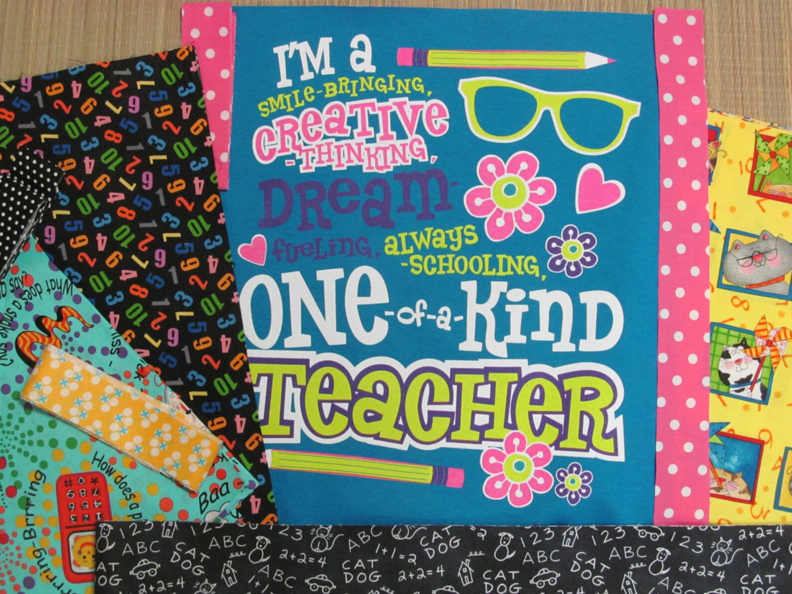 Teacher Quilt Kit-on SALEALL Pre Cuts-all Fabric Included-super Teacher ...