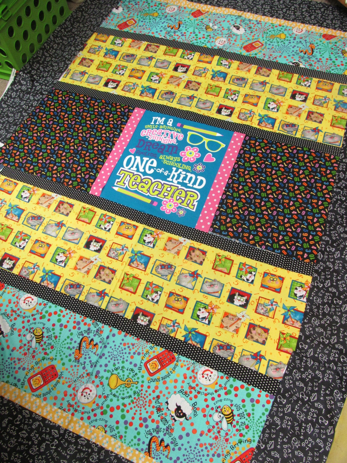 Teacher Quilt Kit-on SALEALL Pre Cuts-all Fabric Included-super Teacher ...