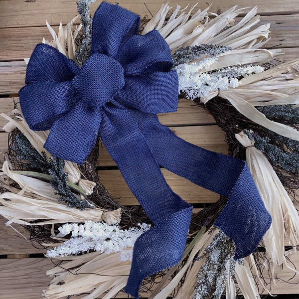 Navy Blue Burlap - Etsy