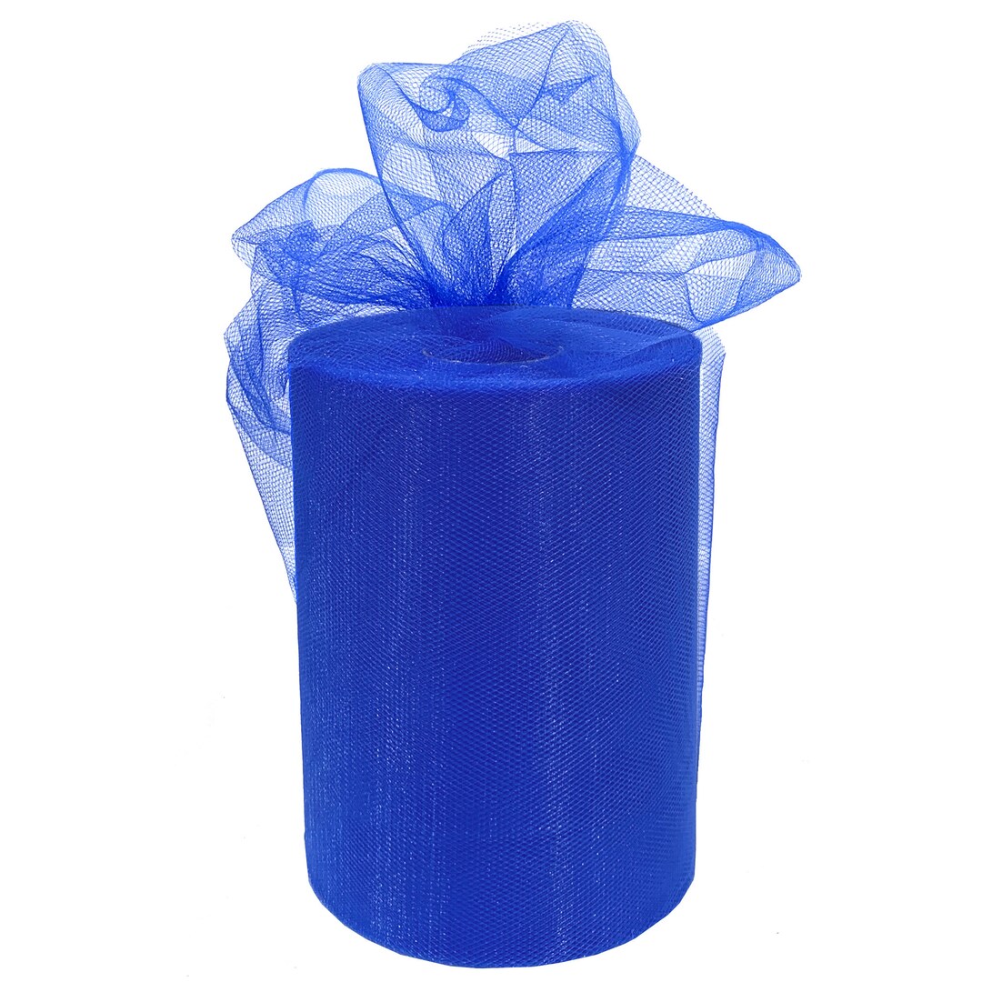 Royal Blue Tulle Wedding Decor - 6" X 100 Yards, Fabric Netting, 4th of ...