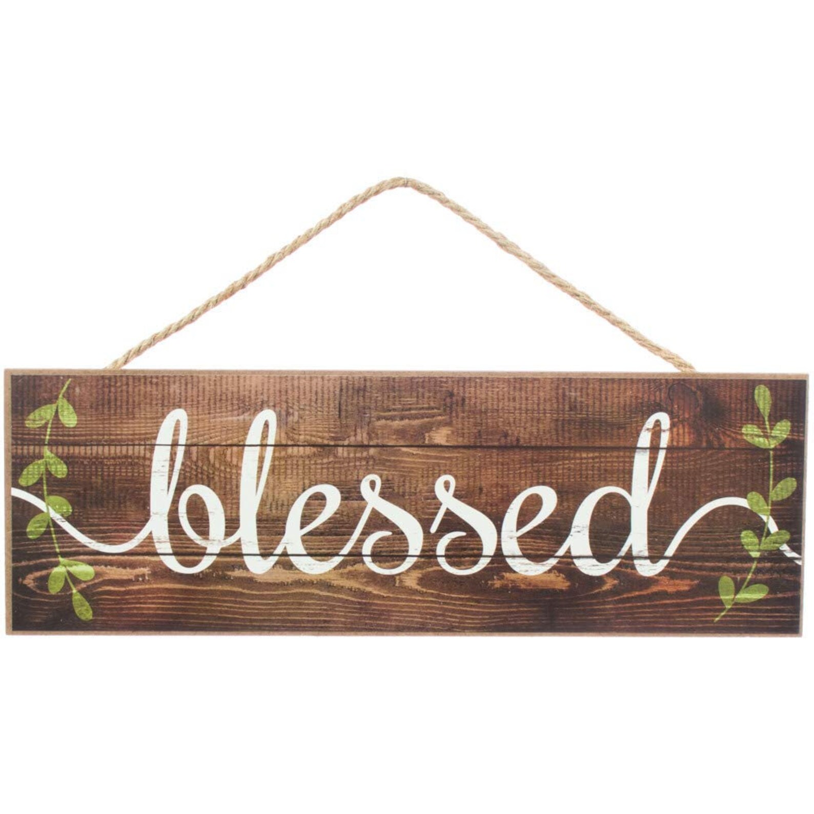 Brown Rustic Wooden Blessed Sign 15 X 5 Vintage - Etsy