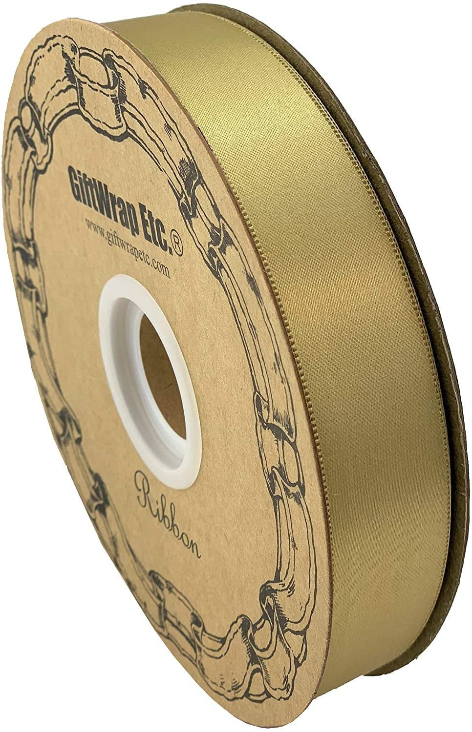 Satin Fabric Gold Wedding Ribbon 1 x 100 Yards | Etsy