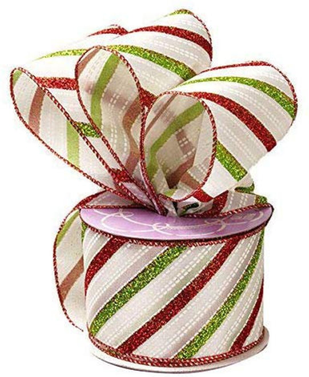 Holiday Wired Christmas Tree Ribbon 2 1/2 X 10 Yards - Etsy