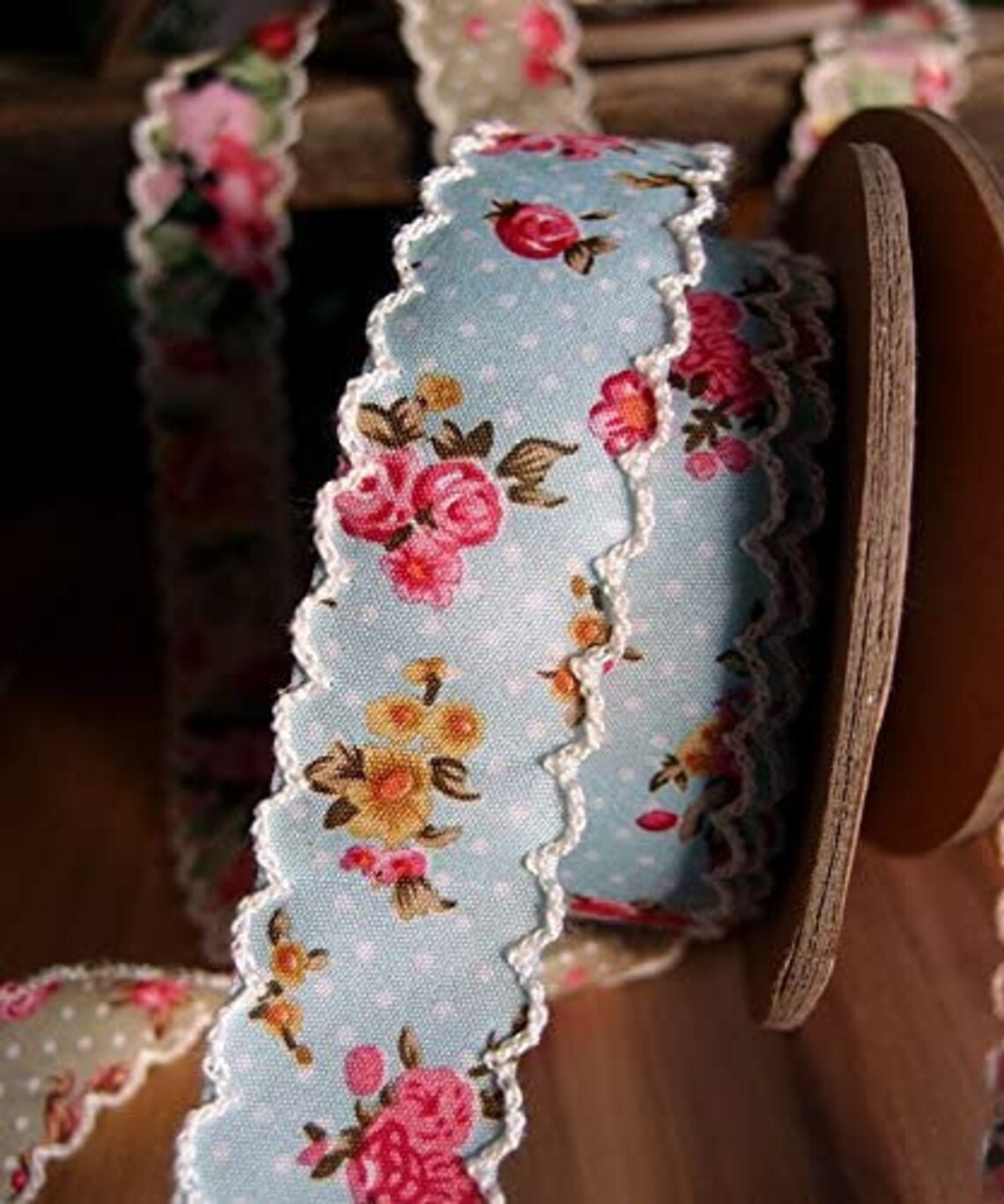Vintage Floral Shabby Chic Ribbon 1 X 10 Yards - Etsy