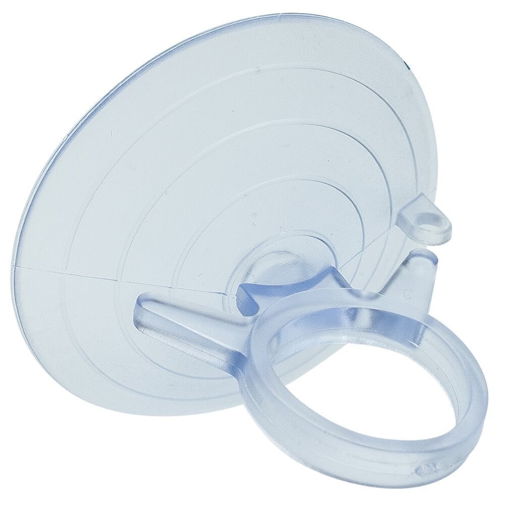 Clear Plastic Suction Cups With Loops - 4.5 Cm (1.75 In) Wide, Set of ...