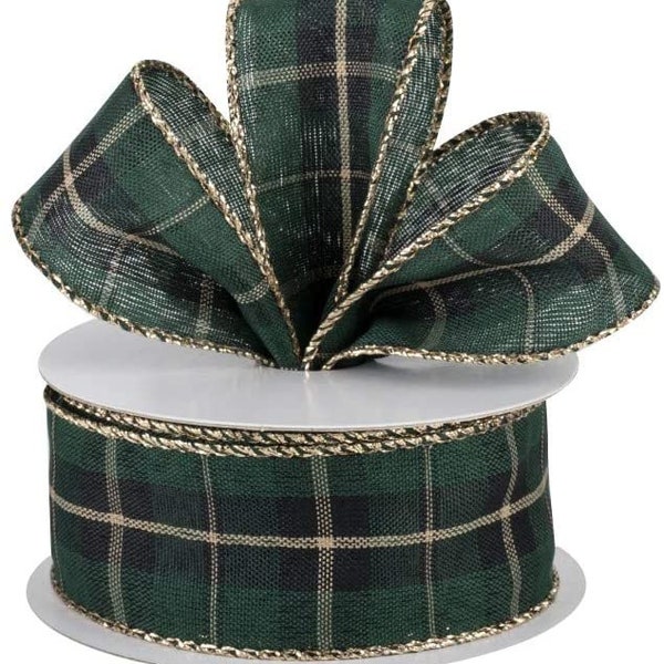 Christmas Tartan Ribbon - Etsy