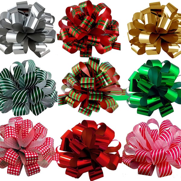 Large Christmas Bow - Etsy