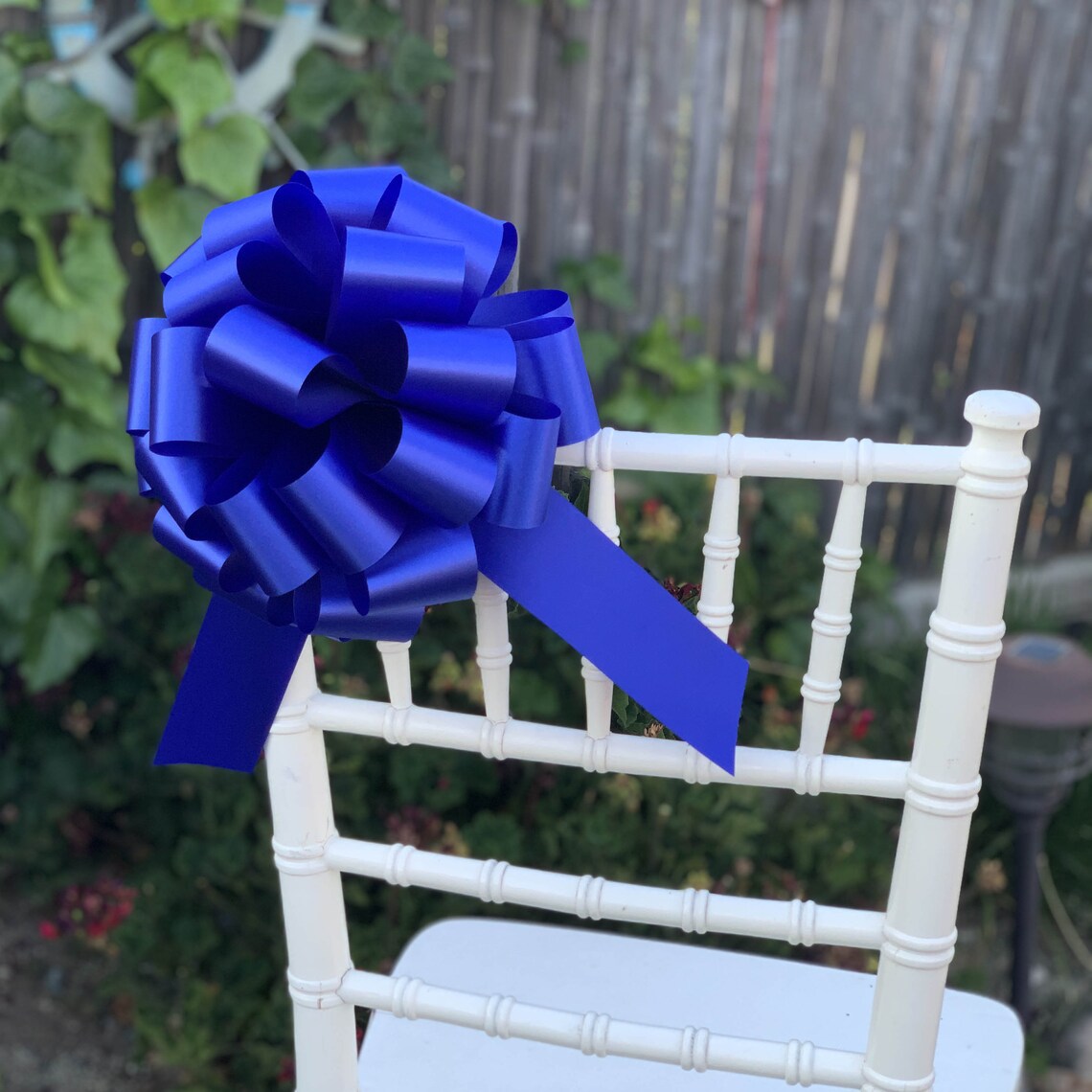 Large Royal Blue Ribbon Pull Bows 9 Wide Set of 6 - Etsy