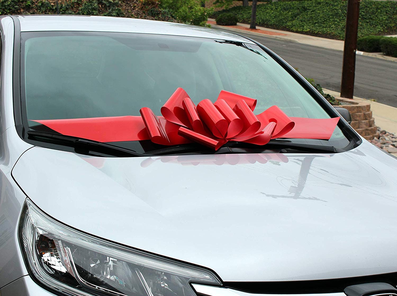 Big Red Car Bow Ribbon Large Gift Decoration Fully - Etsy