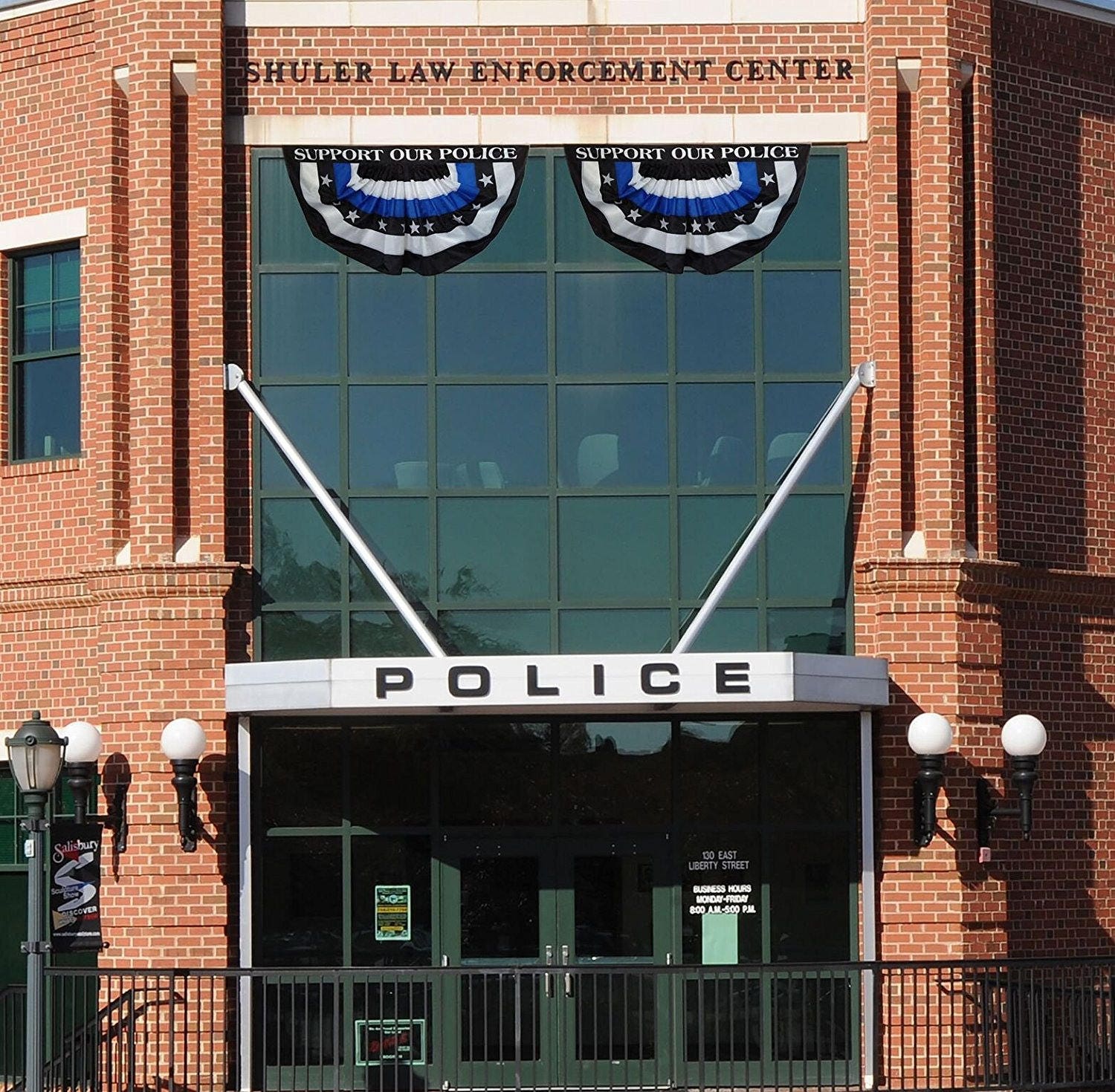 Large Support Our Police Bunting - 3 Ft X 6 Ft Memorial Day, 4th of ...
