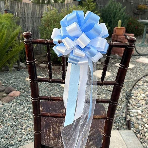 Blue Pew Bows - Etsy