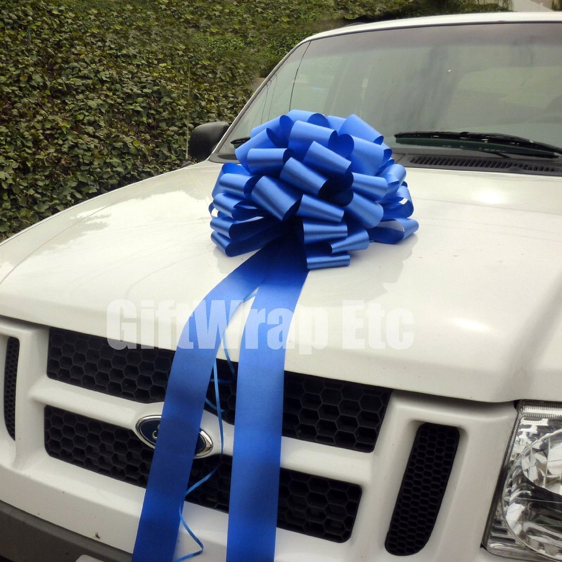 Large Royal Blue Car Bow 16 Wide Front Door Decor | Etsy