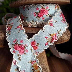 Vintage Floral Shabby Chic Ribbon 1 X 10 Yards - Etsy