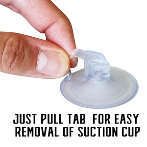Suction Cups With Pop up Handles and Grips, 4 Cm (1-5/8 In) Wide, Set ...